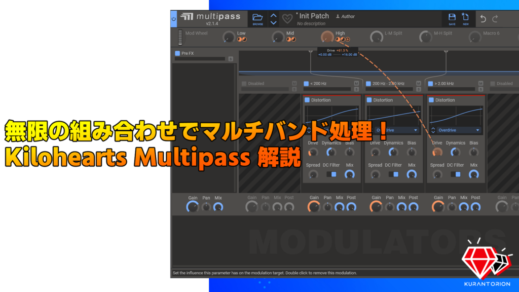 Kilohearts Multipassの使い方 | クランとリオン OFFICIAL WEBSITE
